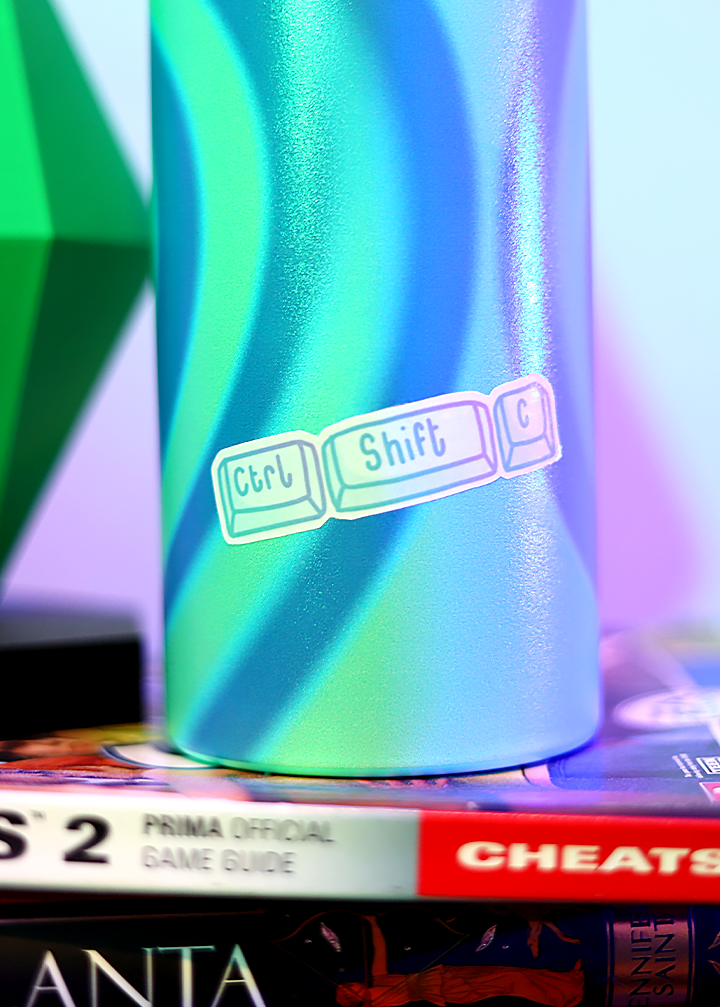 Ctrl, Shift and C Sticker – lunarisle
